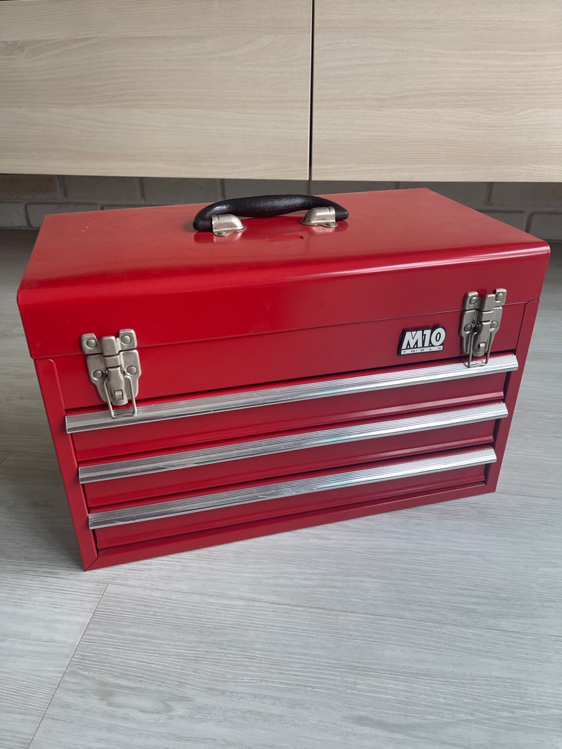 M10 3 drawer tools box, Furniture & Home Living, Home Improvement ...