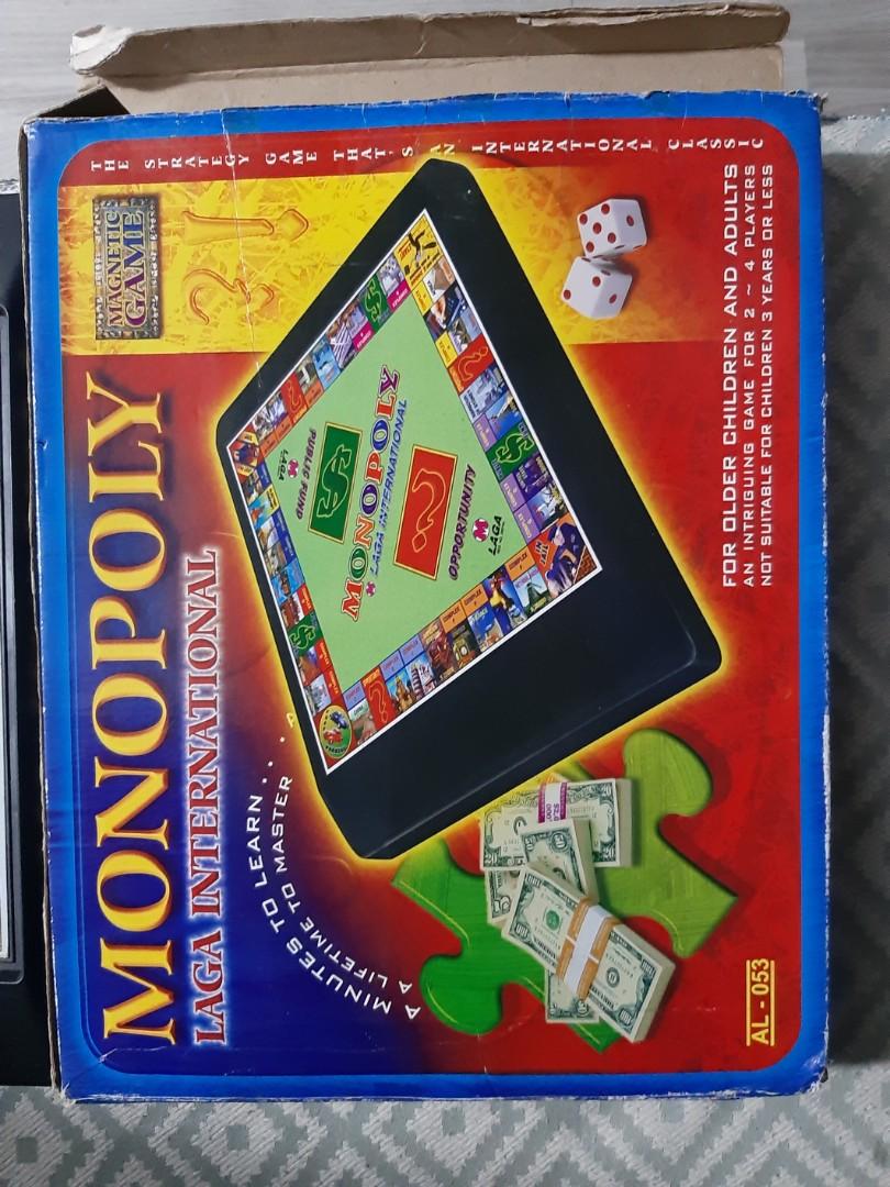 Magnetic games /Monopoly Laga International, Hobbies & Toys, Toys ...