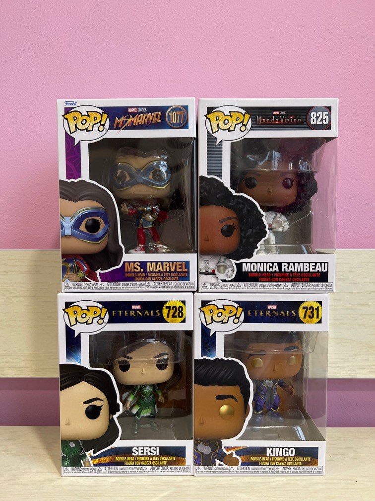 Marvel Funko Pop Clearance (Eternals, Wandavision, Ms Marvel), Hobbies ...
