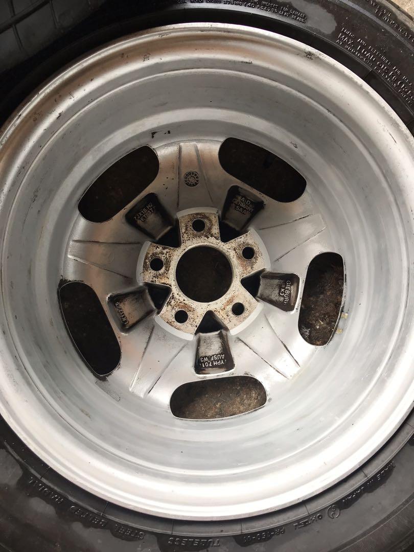 Mercedes Benz 15” KBA 44301 wheels x 4, Car Accessories, Tyres & Rims ...