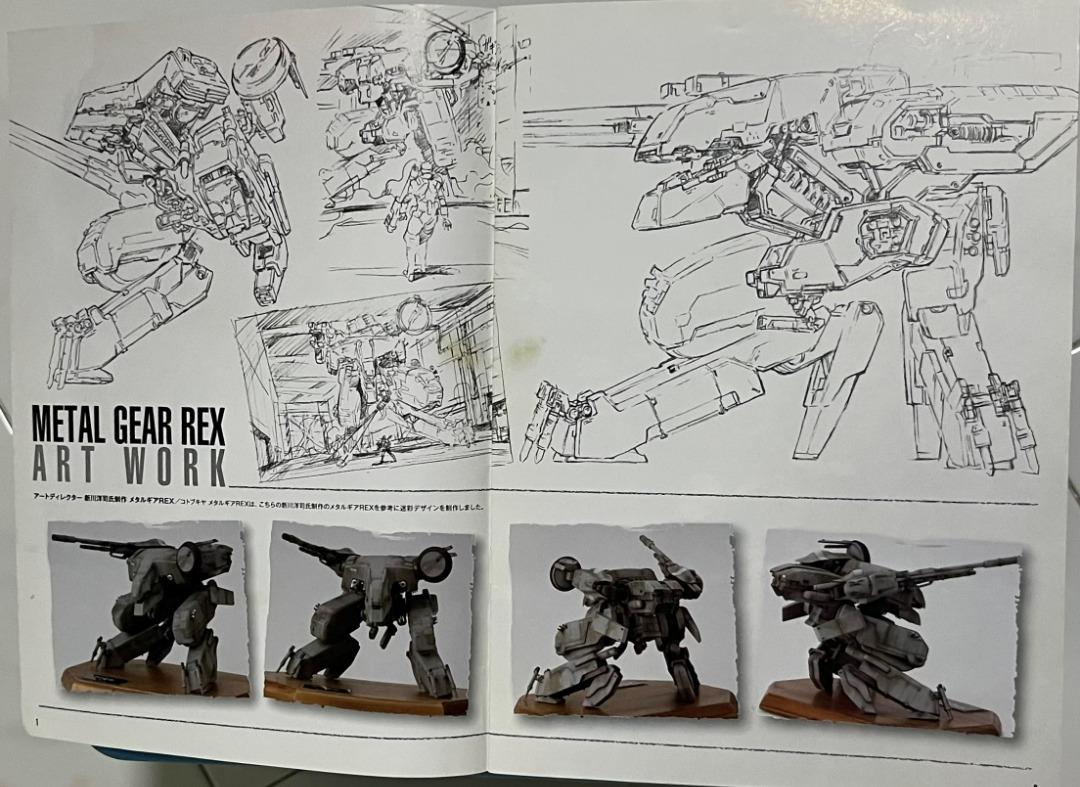 Metal Gear REX Model Kit Kotobukiya 1/100 built Kitbash Scratch Build ...