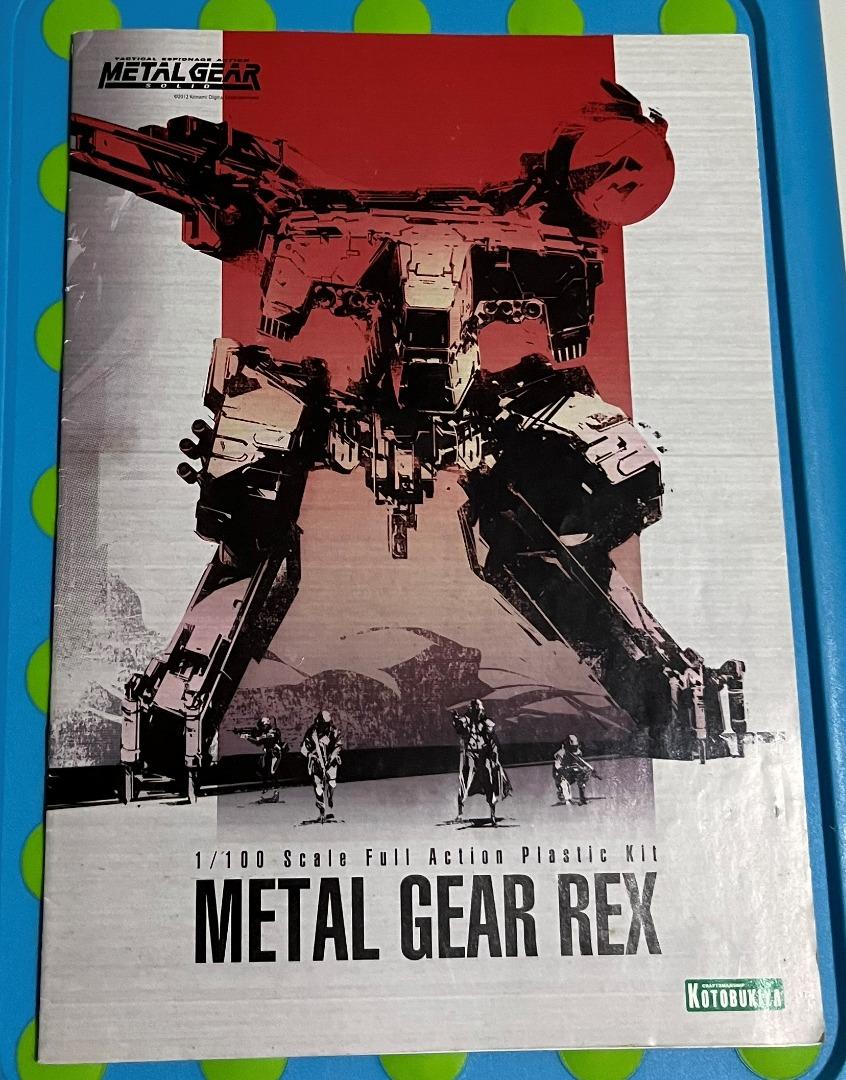 Metal Gear REX Model Kit Kotobukiya 1/100 built Kitbash Scratch Build ...