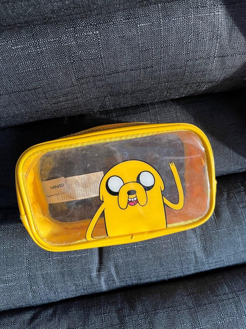 Miniso Jake Adventure Time Yellow Pouch Organizer, Women's Fashion ...