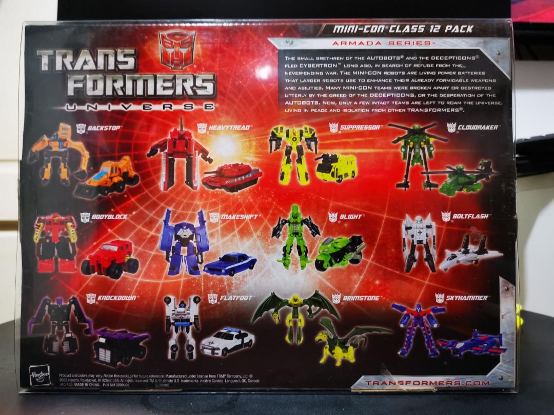 [MISB] Transformers Universe Armada Mini Con Class 12 Pack, Hobbies ...