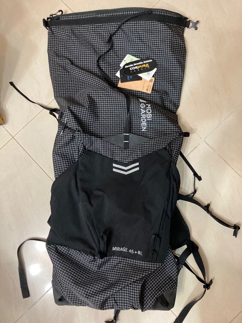 mobi garden 牧高笛 背囊 backpack 45 + 8L, 運動產品, 行山及露營 - Carousell