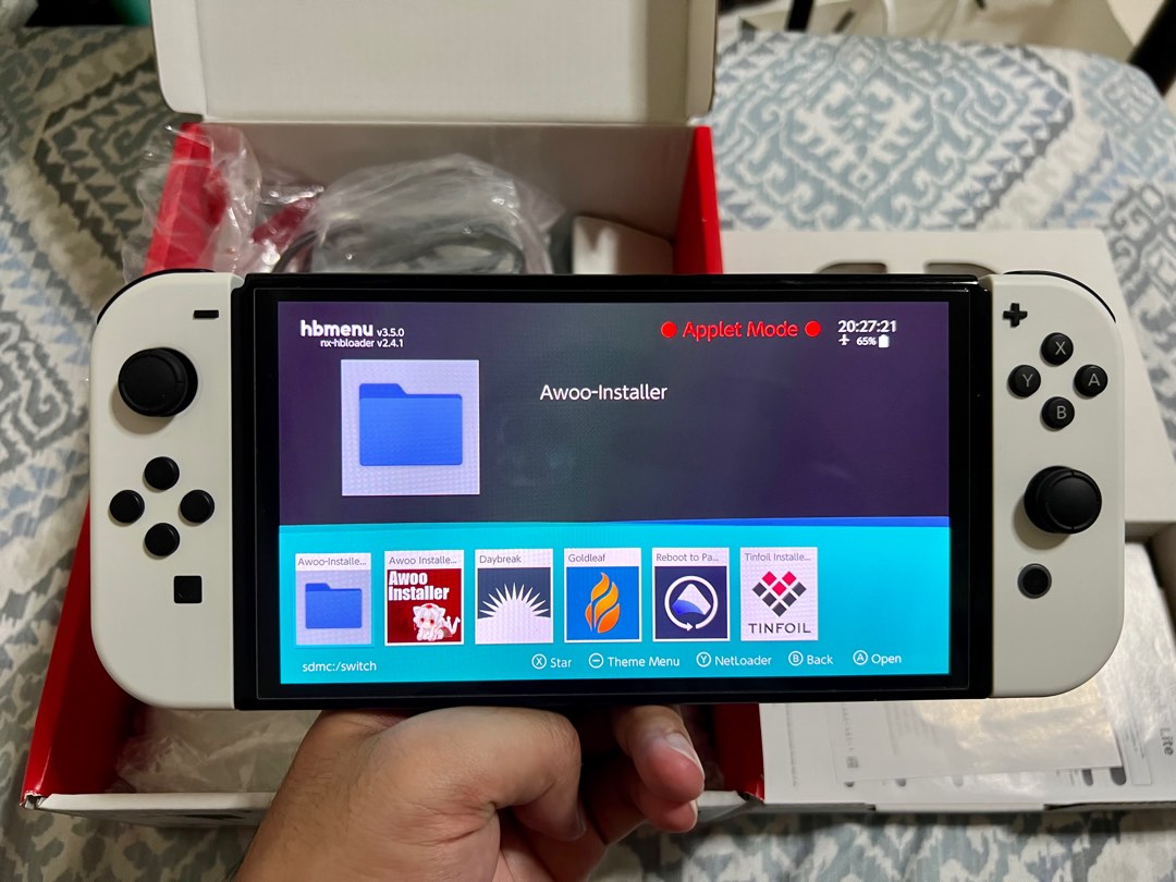 Modded Nintendo Switch OLED / Nintendo Switch OLED Modded / Modded OLED ...