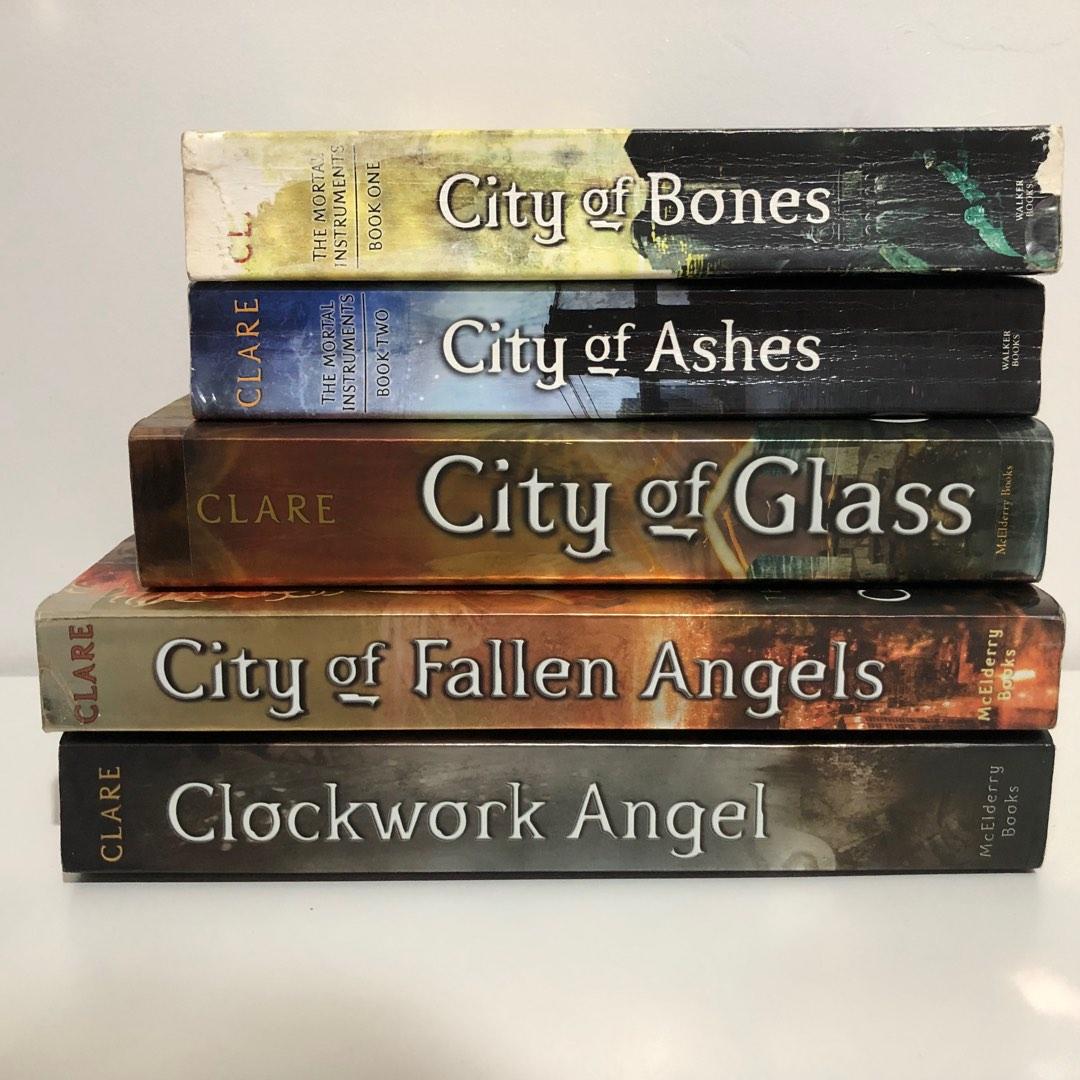 Mortal Instruments Series Books 1-4 and Clockwork Angel, Hobbies & Toys ...