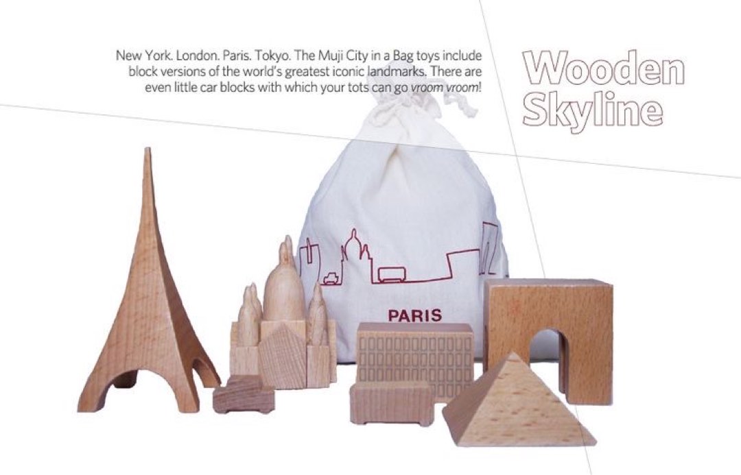 Muji Paris Wooden Toy, Hobbies & Toys, Toys & Games on Carousell