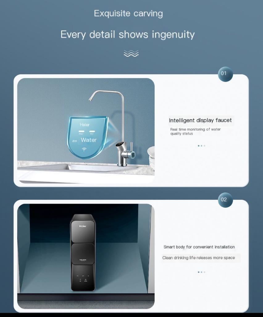 MULTIPLE VARIATIONS Haier water purifier 1200G for household, TV & Home ...