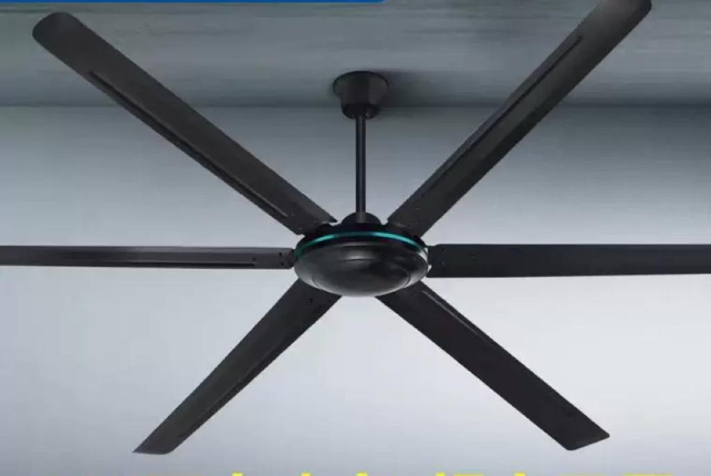 MULTIPLE VARIATIONS Oaks Industrial 2-meter ceiling fan, Furniture ...