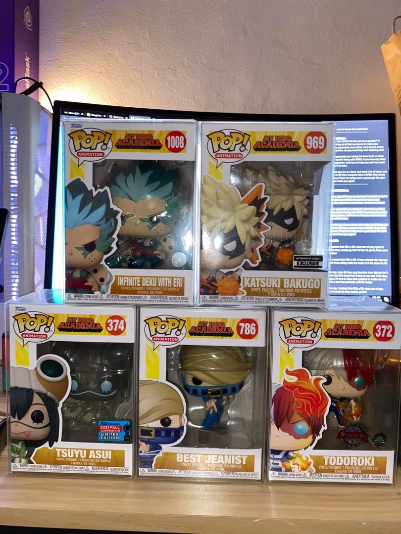 My Hero Academia (MHA) Funko Pops, Hobbies & Toys, Toys & Games on Carousell
