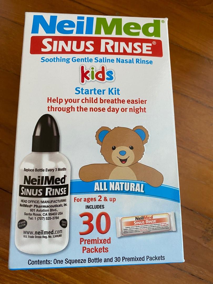 NeilMed Sinus Rinse Kids Starter Kit, Health & Nutrition, Medical ...