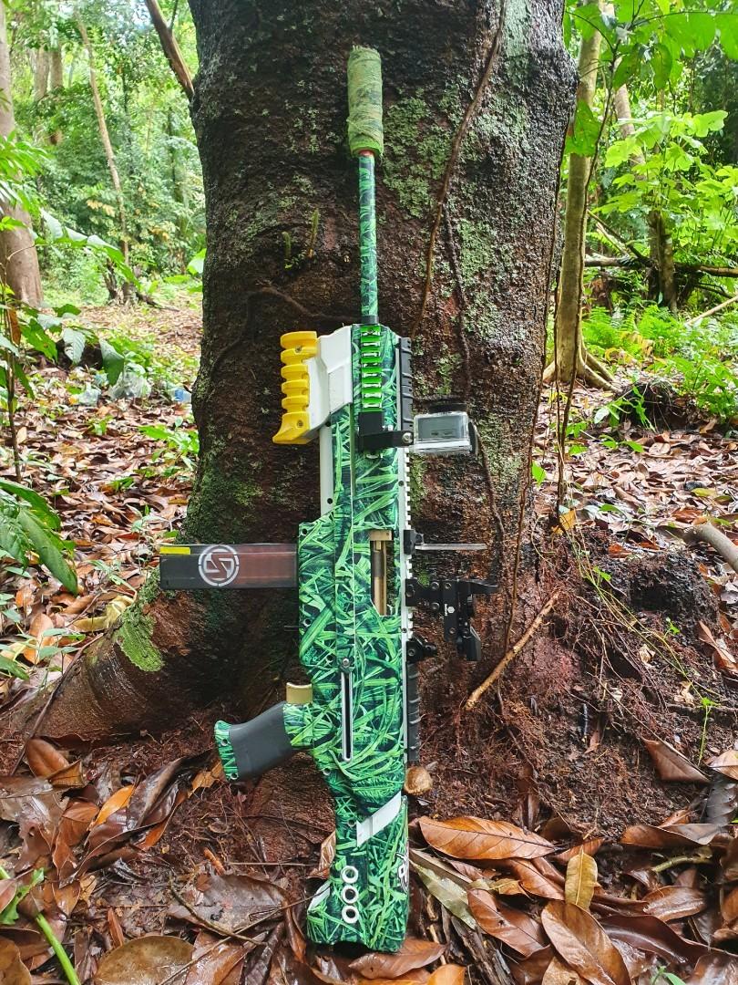 Nerf nightingale pro version xzeus2 jet blaster tactical blaster ...