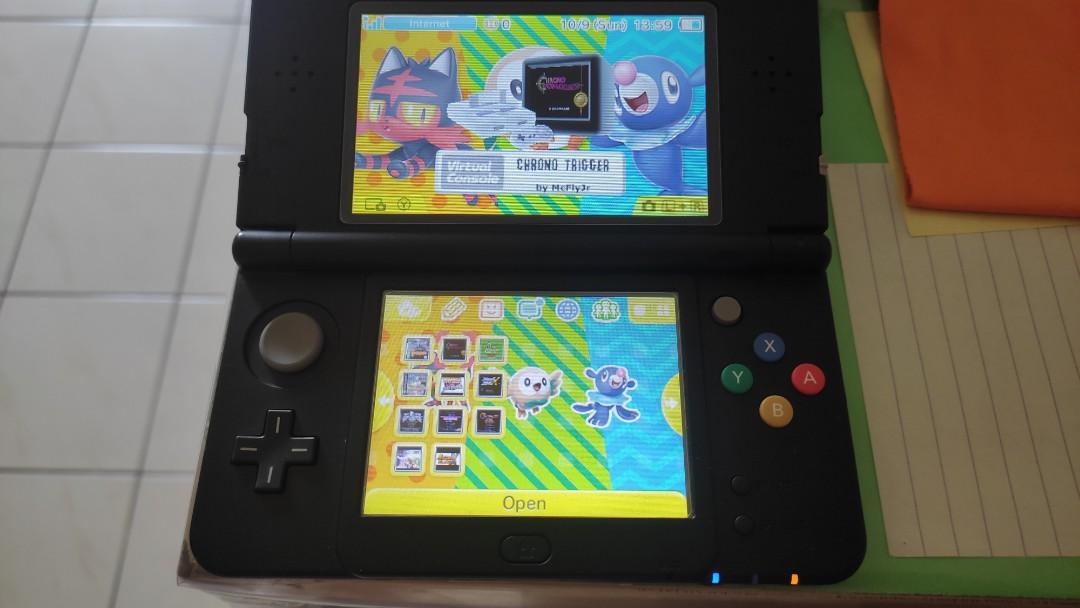 New 3DS regular mario edition (black) no box, Video Gaming, Video Game ...