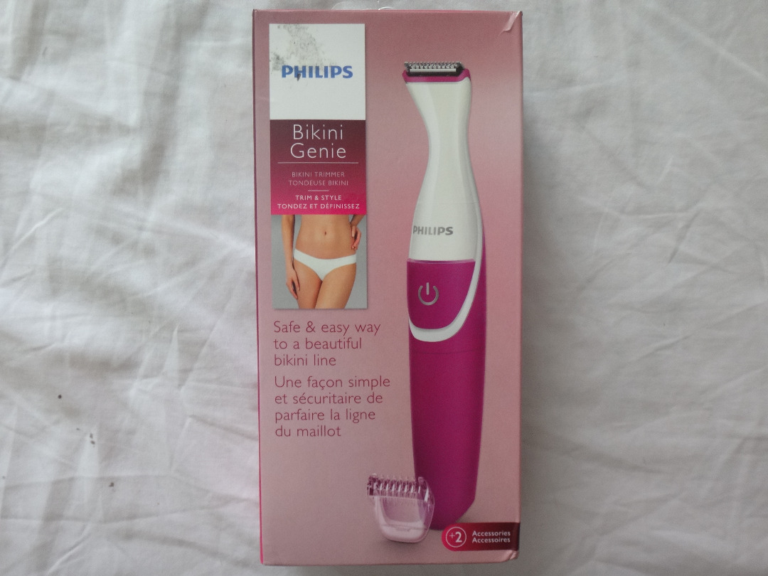 NEW PHILIPS Girls Womens Ladies Bikini Genie Mini Hair Trimmer, Beauty ...