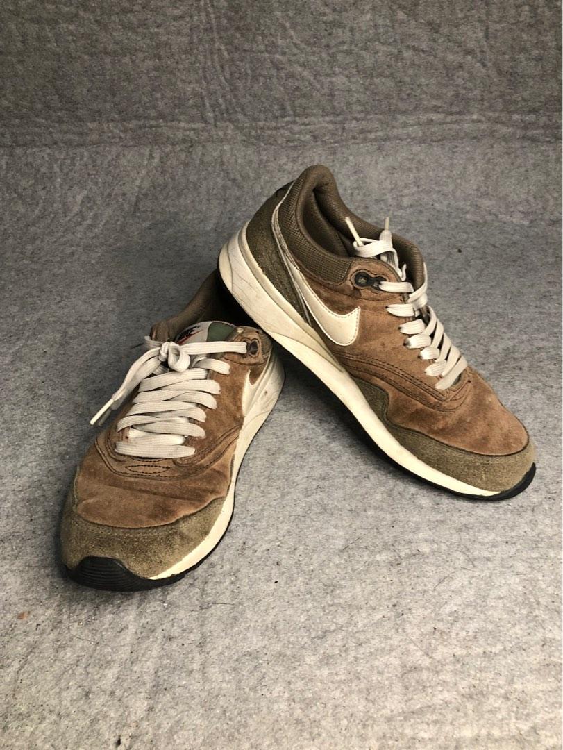 NIKE Air Odyssey Classic Swoosh Brown Suede Trainers, Men's Fashion ...