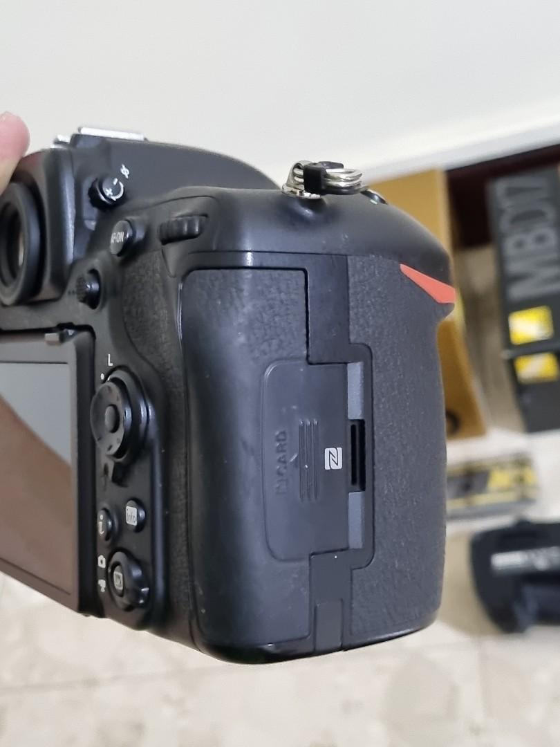 Nikon D500 with MB-D17 battery grip, Photography, Cameras on Carousell