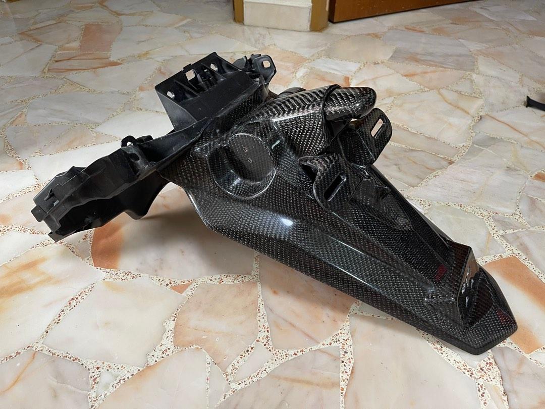 Nmax v2 Carbon Rear Mudguard, Motorcycles, Motorcycle Accessories on ...