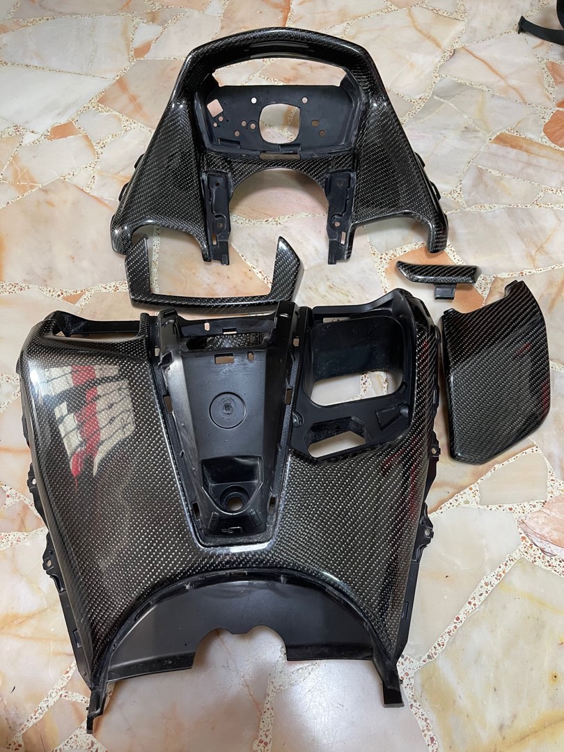 Nmax v2 Carbon Set, Motorcycles, Motorcycle Accessories on Carousell