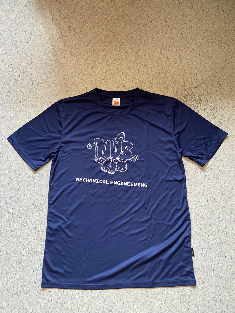 NUS Mechanical Engineering dri-fit shirt, Men's Fashion, Tops & Sets ...