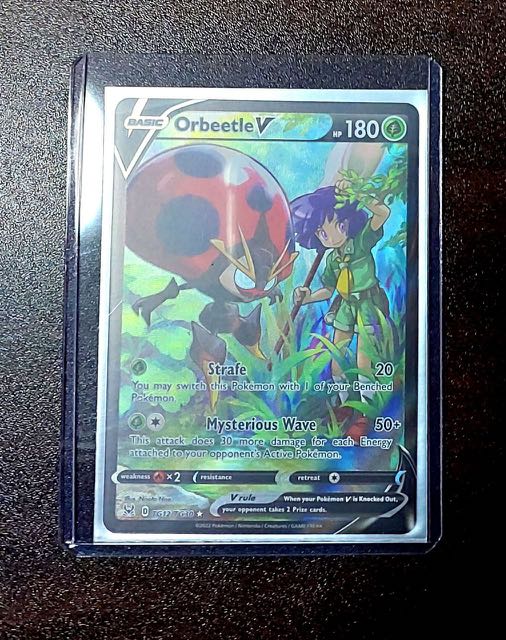 ORBEETLE V FULL ART TG12 TRAINER GALLERY MINT LOST ORIGINS POKEMON TCG ...