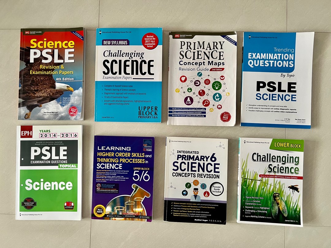 P6 PSLE Science Assessment books and Reference Guide, Hobbies & Toys ...