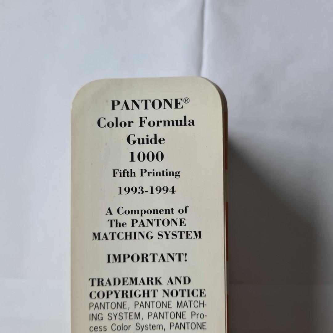 Pantone Color Formula Guide 1000, 興趣及遊戲, 收藏品及紀念品, 郵票及印刷品 - Carousell Pantone Color Formula Guide 1000, 興趣及遊戲, 收藏品及紀念品, 郵票及印刷品 - Carousell