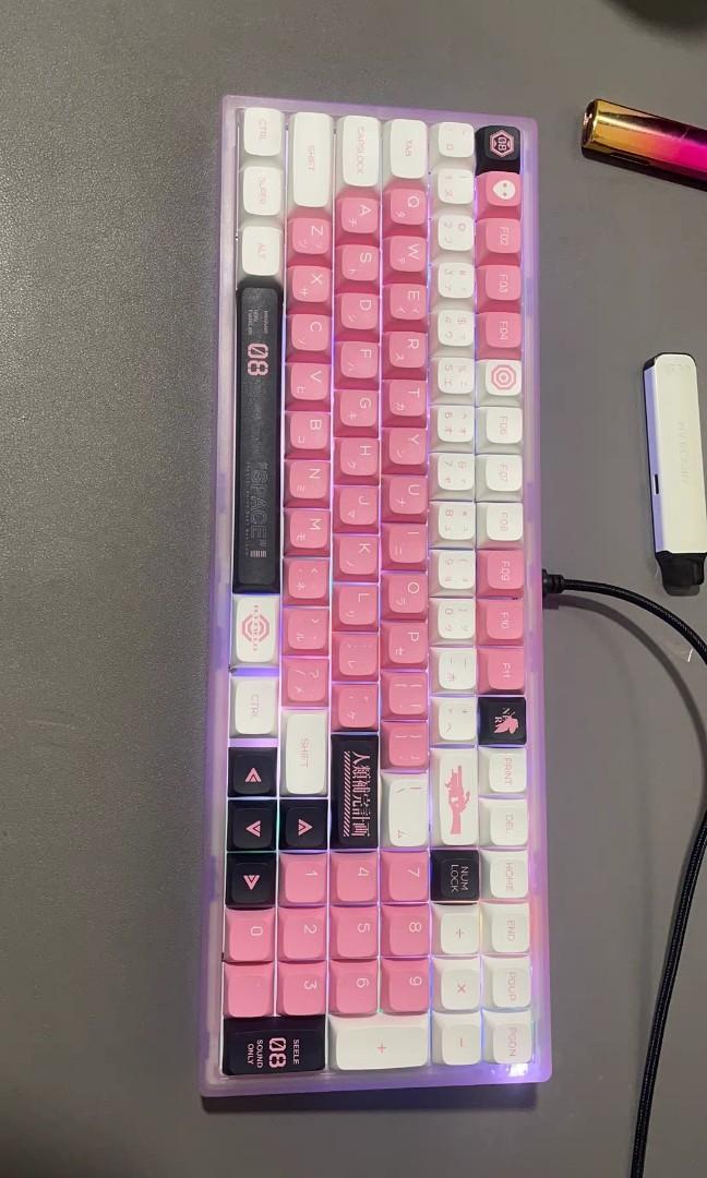 PBT EVA No. 8 Keycaps | Neon Genesis Evangelion Keycaps | XDA Profile ...