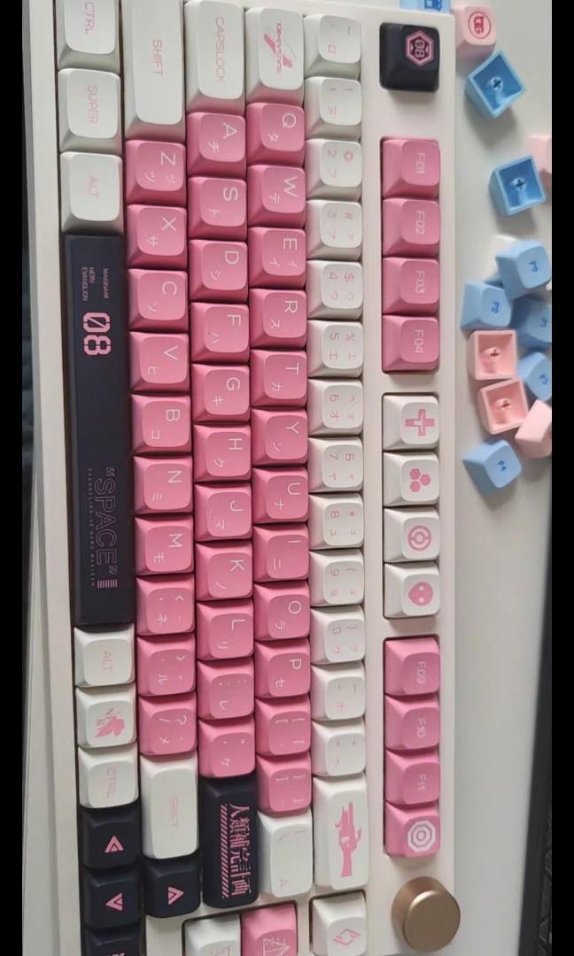 PBT EVA No. 8 Keycaps | Neon Genesis Evangelion Keycaps | XDA Profile ...