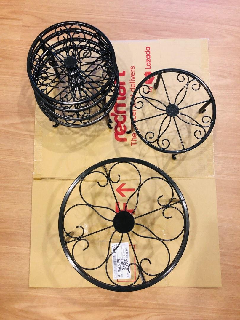 Plant / Floor Pot, Stand / Rack, Iron Metal, Furniture & Home Living ...