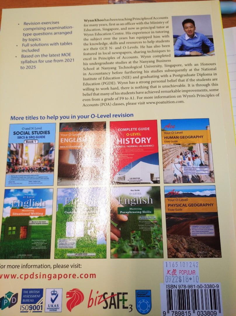 POA O'LEVEL PRACTICE, Hobbies & Toys, Books & Magazines, Assessment ...