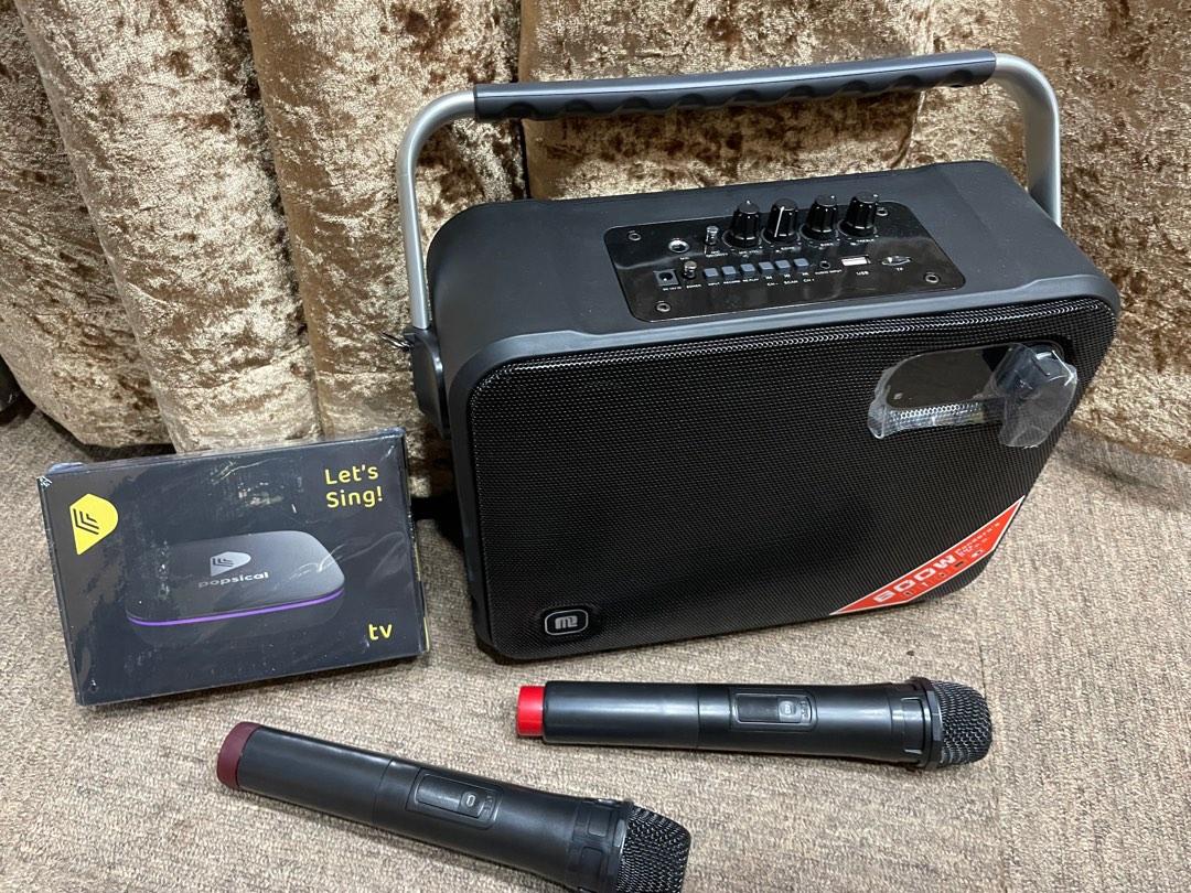 Popsical bundle with 6.5inch portable speaker and one pair wireless ...