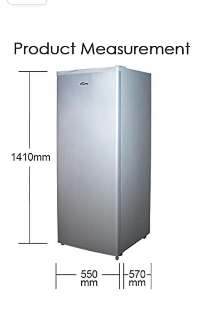 PowerPac 175L CHEST FREEZER, UPRIGHT FREEZER, FREESTANDING FREEZER 175L, TV & Home Appliances ...