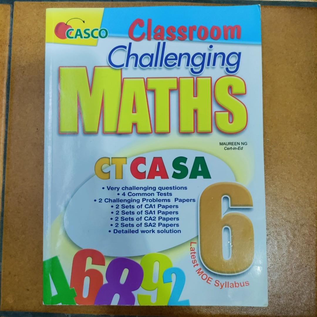 Primary 6 math assessment book challenging mathematics practice paper ...