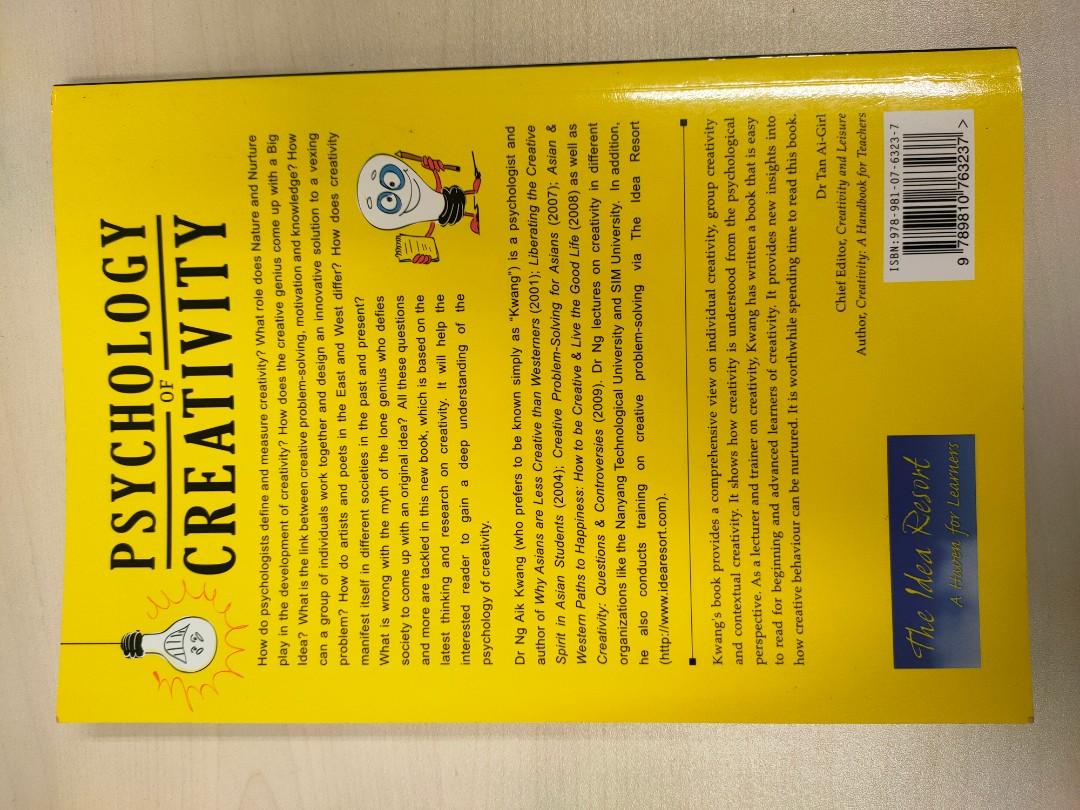 Psychology of Creativity, Hobbies & Toys, Books & Magazines, Fiction ...