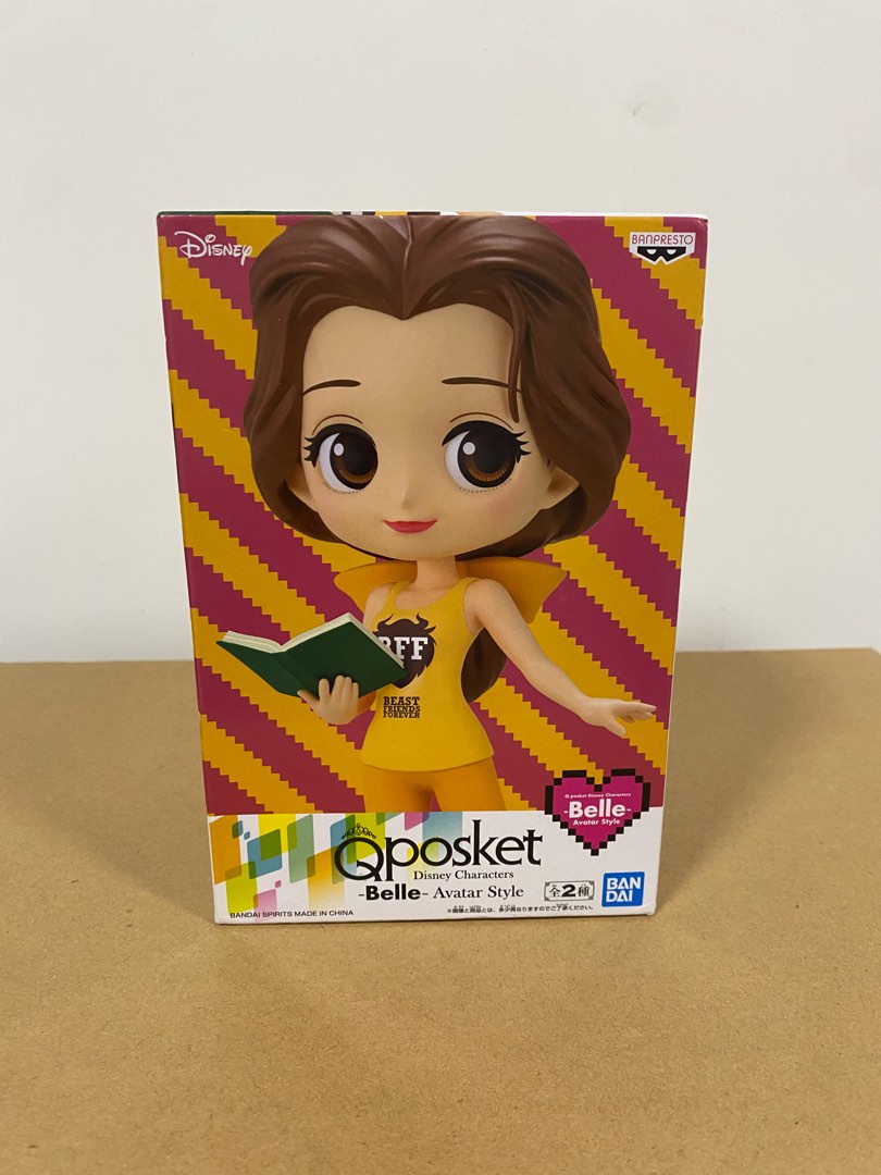 Qposket qp Disney characters 美女與野獸 beauty and beast 貝兒 belle 無敵破壞王造型 avatar style A色 景品 figure ...