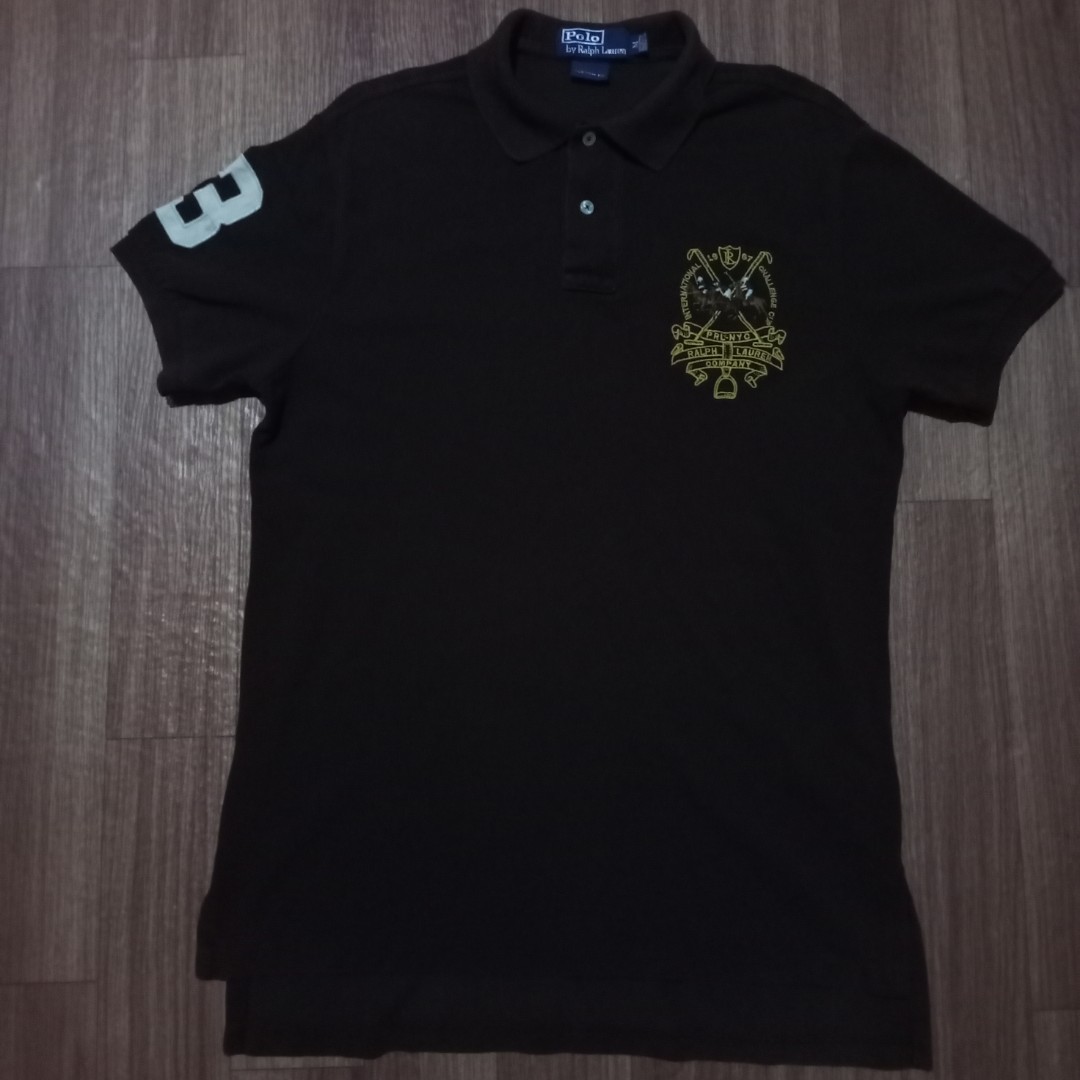 Ralph Lauren Choco Brown Polo Short, Men's Fashion, Tops & Sets ...