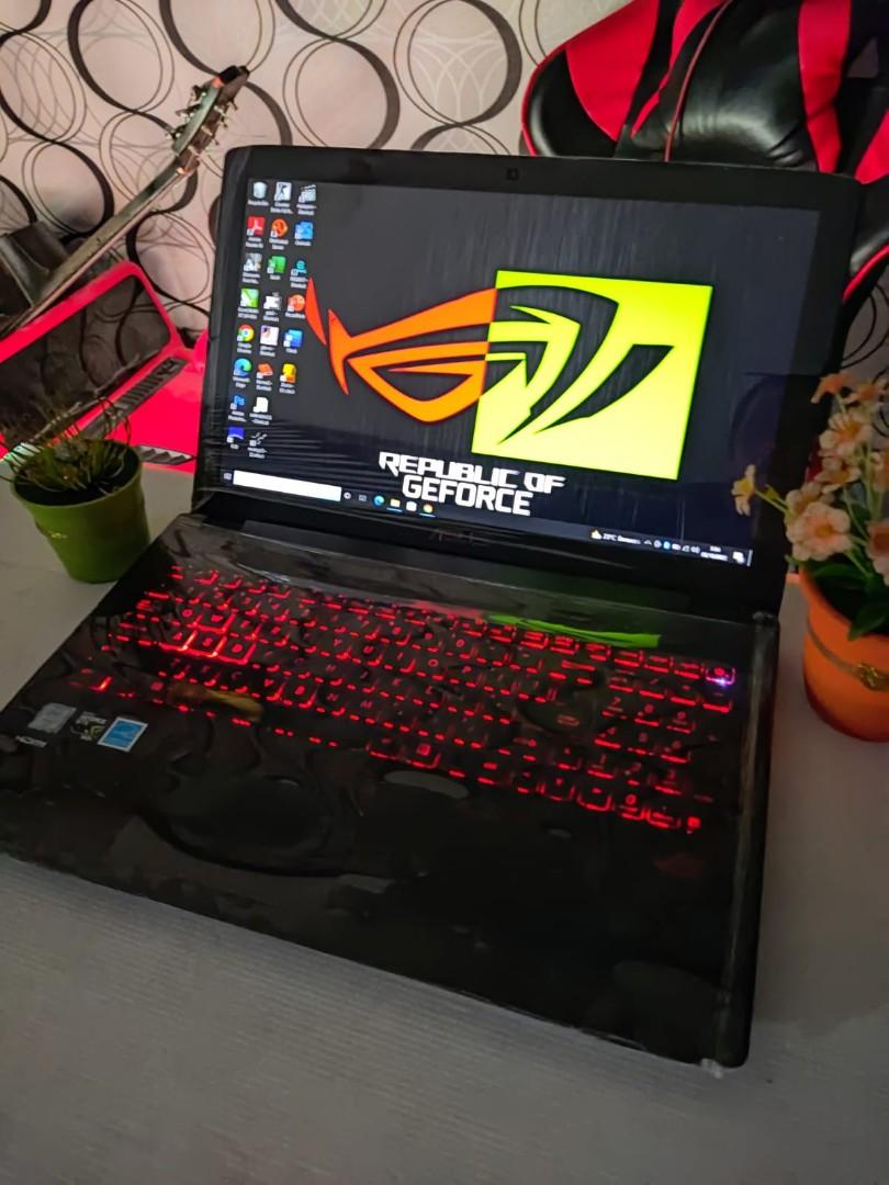 [RAM 16GB] ASUS ROG GL552VW Core i7 SKYLAKE RAM 16GB/SSD+HDD DUAL Vga Nvidia Gtx Gaming desain ...