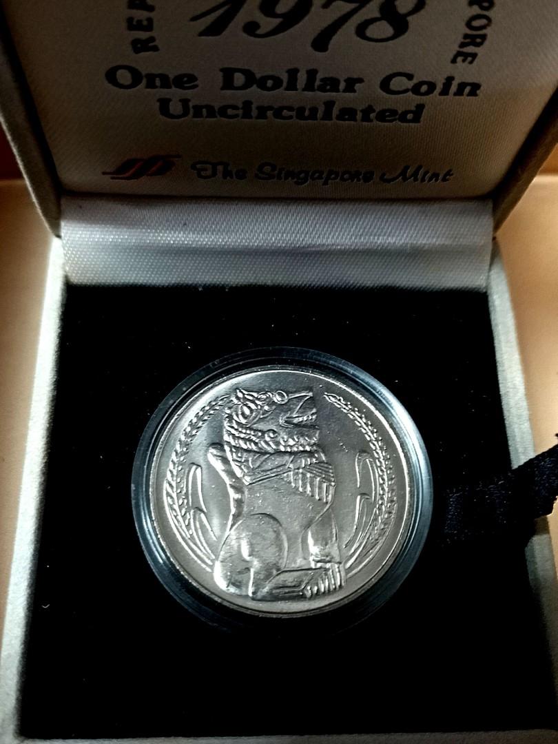 Rare Spore Unc $1 Merlion Coin c/w Original Box & Cert., Hobbies & Toys ...