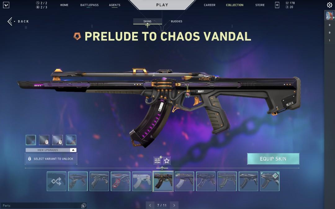 Reaver 2.0 Bundle Super Stacked Valorant Account, Video Gaming, Gaming ...