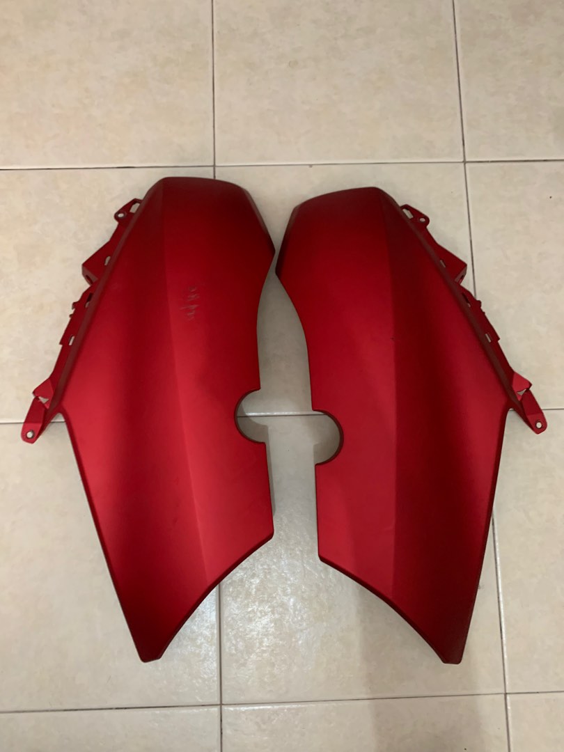 Red Xmax coverset, Motorcycles, Motorcycle Accessories on Carousell