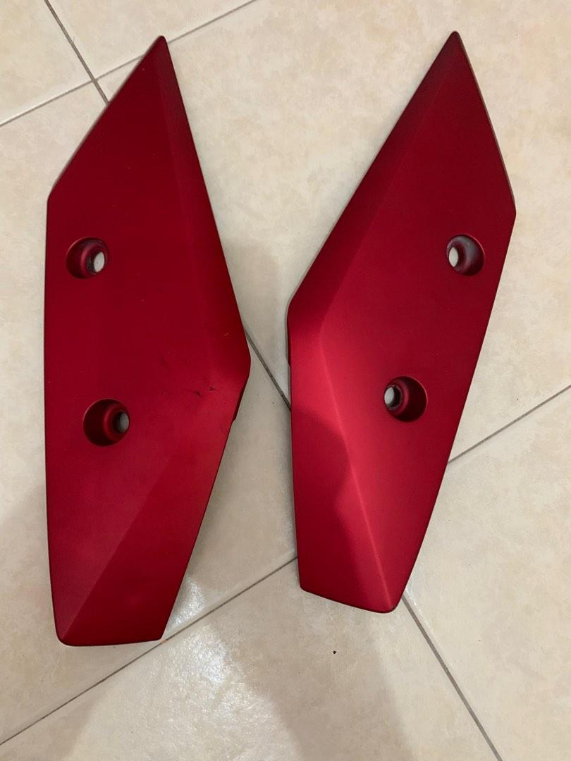 Red Xmax coverset, Motorcycles, Motorcycle Accessories on Carousell