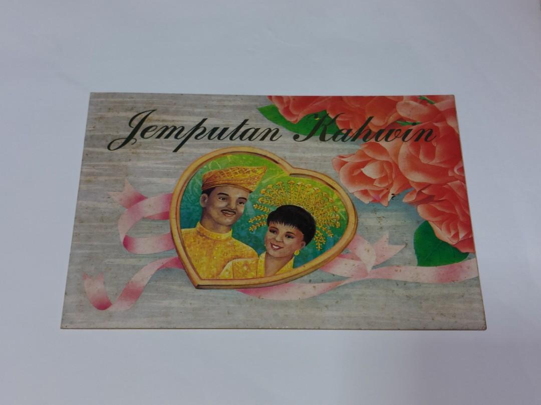 Retro Kad Jemputan Kahwin 1980s 1980-an Vintage, Hobbies & Toys ...