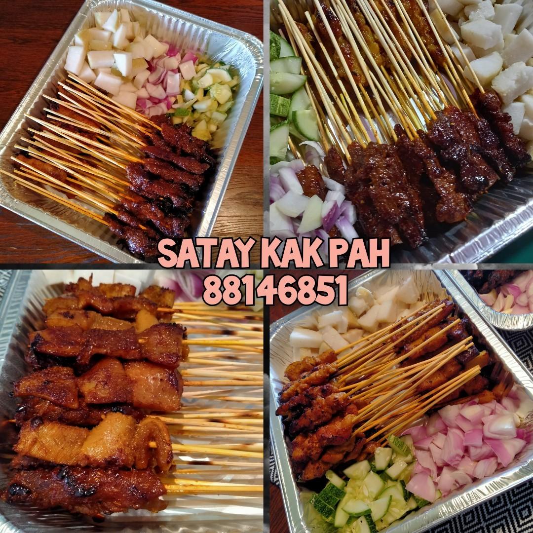 Satay Platter Kak Pah, Food & Drinks, Local Eats on Carousell