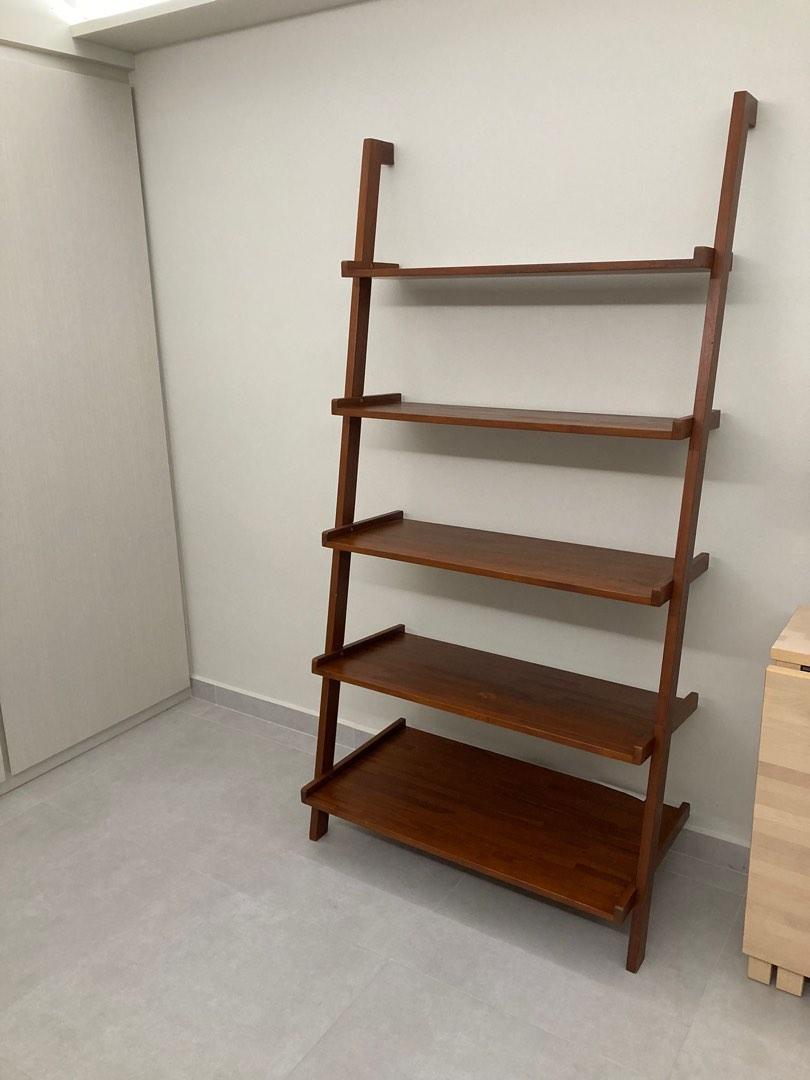 Scan teak ladder shelf, Furniture & Home Living, Furniture, Shelves ...