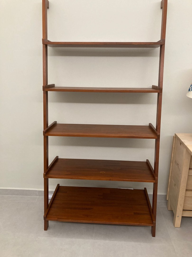Scan teak ladder shelf, Furniture & Home Living, Furniture, Shelves ...
