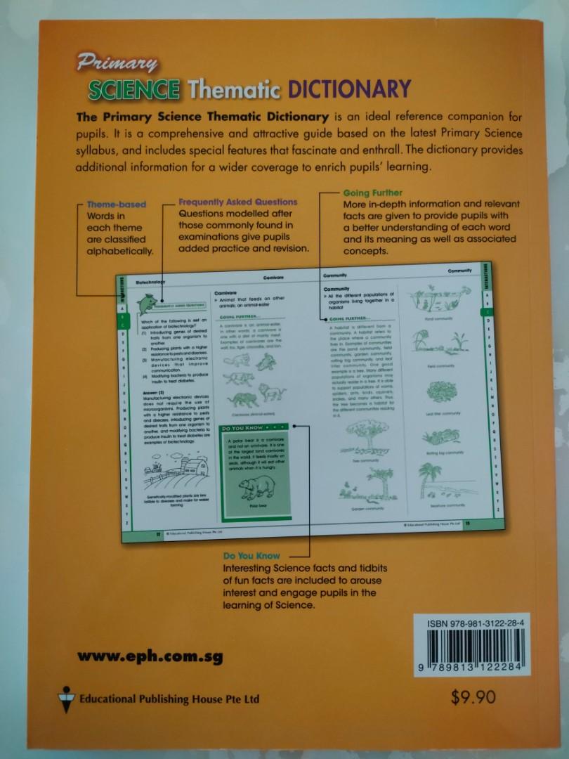 Science Thematic Dictionary, Hobbies & Toys, Books & Magazines ...