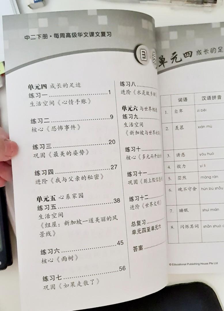 Sec 2 Higher Chinese Assessment Book, 2B (newest syllabus), Hobbies ...