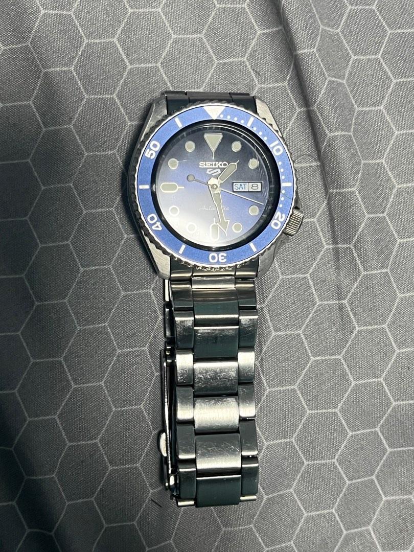 Seiko 5 Blue Automatic, Men's Fashion, Watches & Accessories, Watches ...