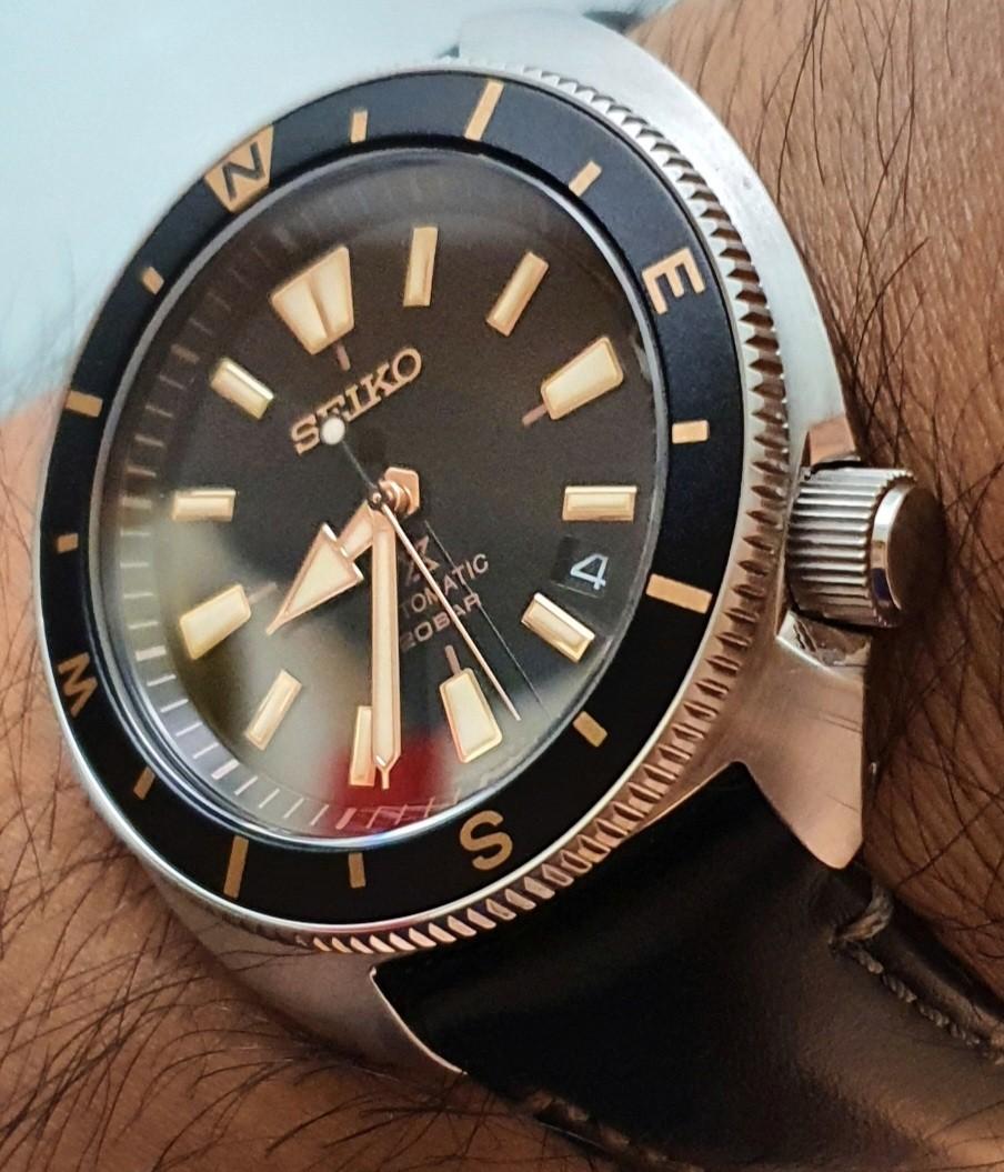 Seiko Land Tortoise SRPG17K1 (LNIB, 2 Months Old), Men's Fashion ...